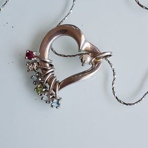Lenox | Jewelry | Lenox 925 Sterling Silver Birthstones Gems Charm Open ...